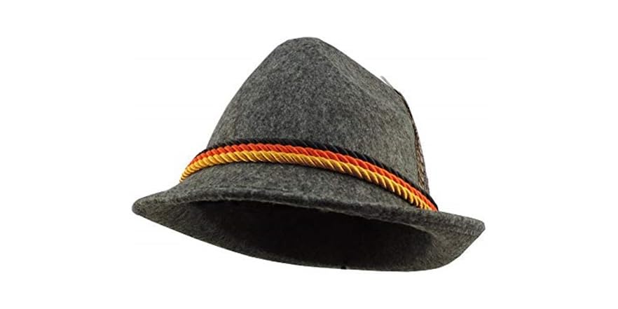 Beistle German Alpine Hat for Adults, Gray