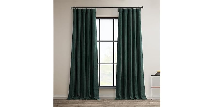 HPD Half Price Drapes - Faux Linen Curtains