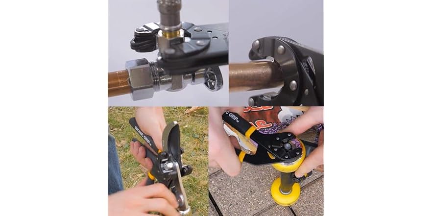 LoggerHead 8-Inch Bionic Grip Adjustable Wrench