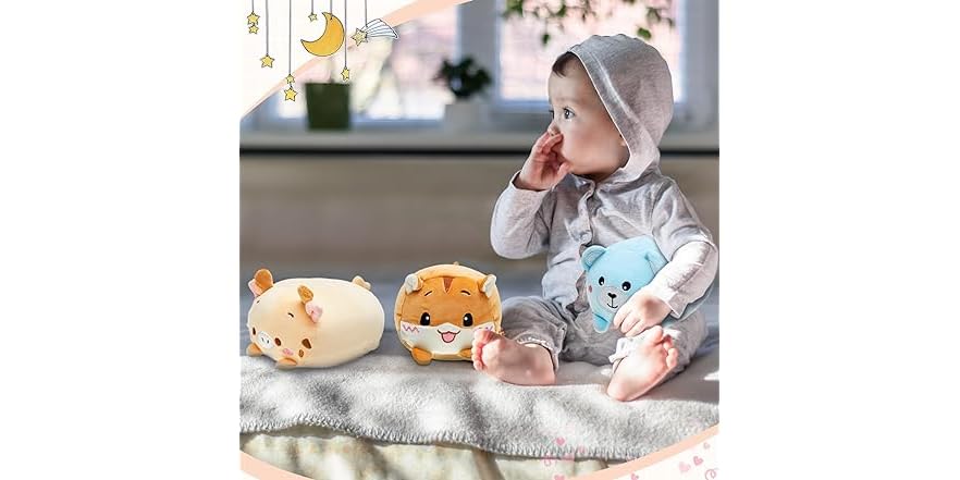 9 Pieces Plush Toys Set 8 Inch
