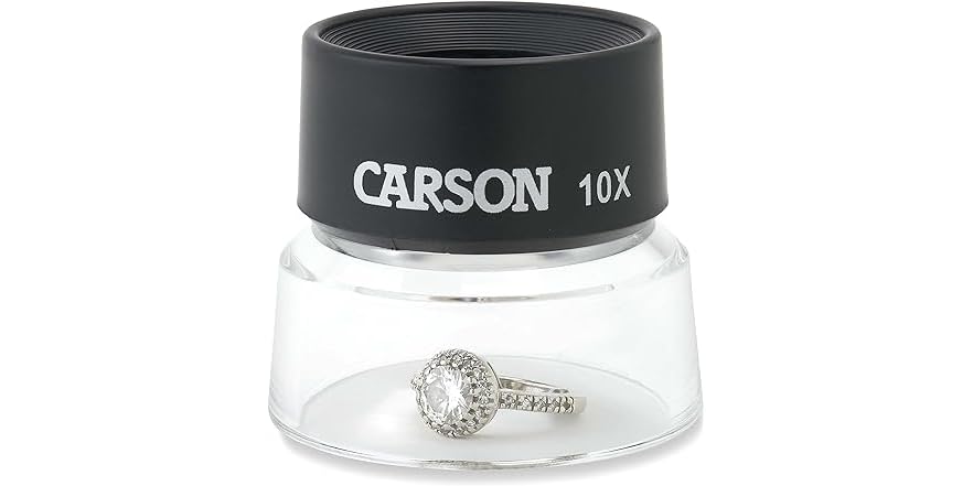 Carson LumiLoupe 10X Power Magnifier