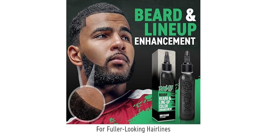Tomb 45 Beard & Lineup Enhancement Onyx Black