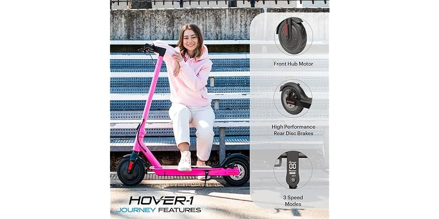 Hover-1 Journey Electric Scooter (White)