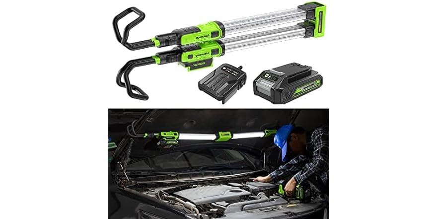 Greenworks 24V 1200L LED Underhood Work Light