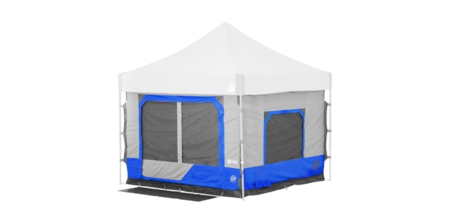 E-Z UP Camping Cube 6.4 Outdoor Accessory, Straight Leg, 10' x 10'