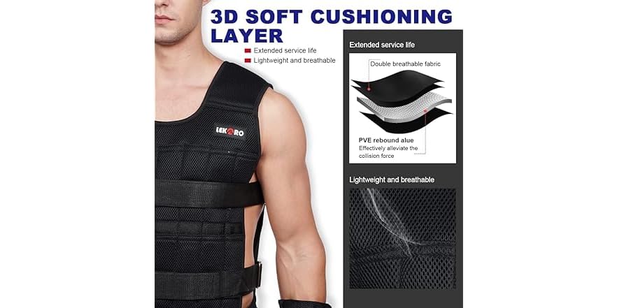LEKARO Weighted Vest Set