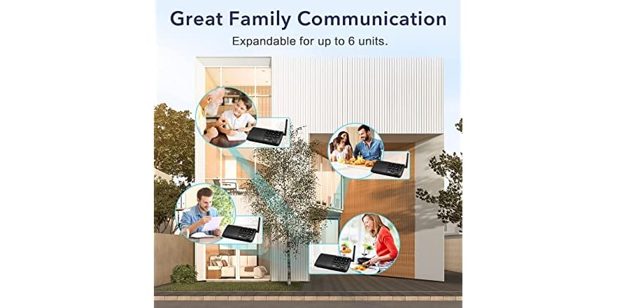 Hosmart Full Duplex Wireless Intercom System