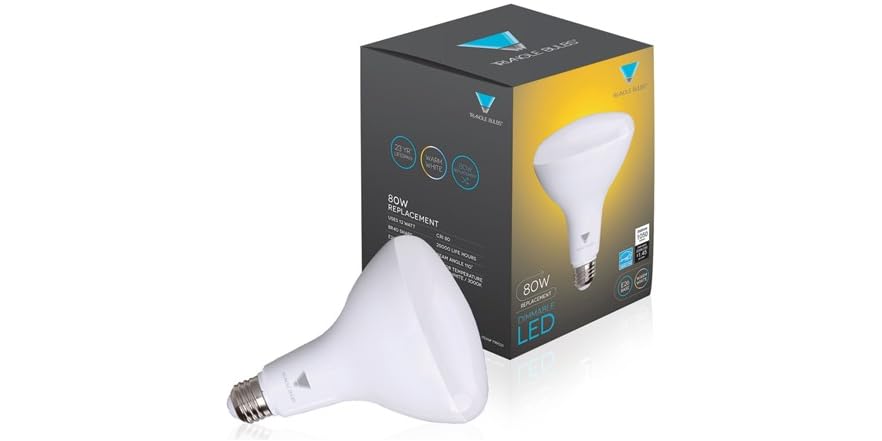 4-Pack LED 80-Watt Equivalent BR40 Flood Lights