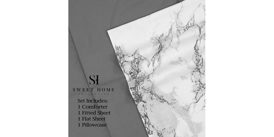 Marble Sheet & Comforter Bedding Sets