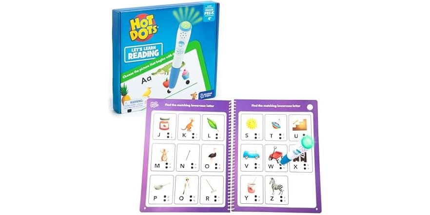 Hot Dots Let's Learn Pre-K Reading
