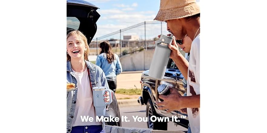 Hydro Flask Wide Mouth Straw Cap 40 oz, Starlight