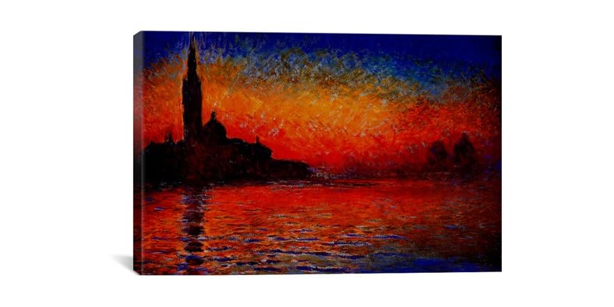 Sunset in Venice by Claude Monet