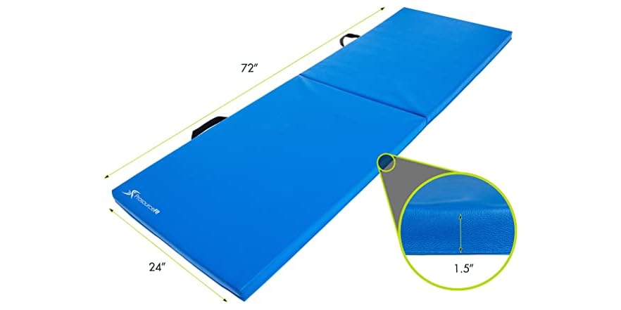 ProsourceFit BiFold Folding Exercise Mat
