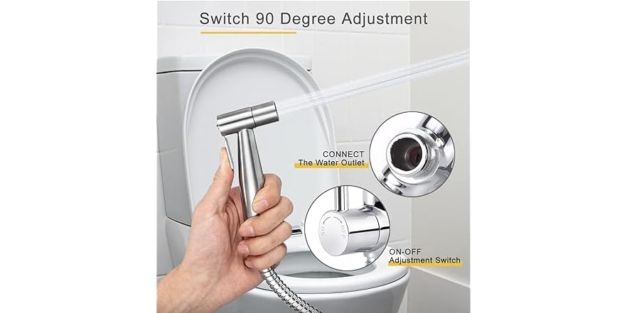 Bidet T Adapter with Shut-off Valve