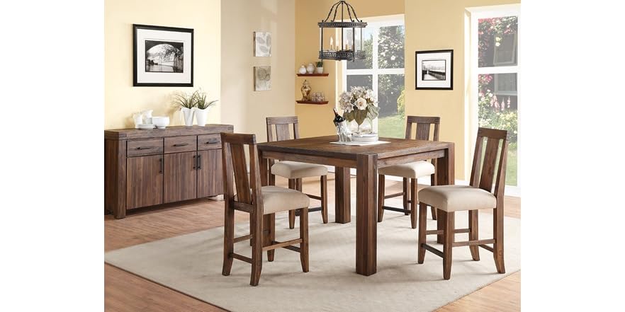 Meadow Solid Wood Counter Table