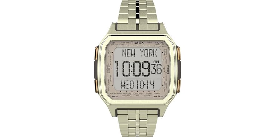 Timex Command Urban Metal Digital Goldtone