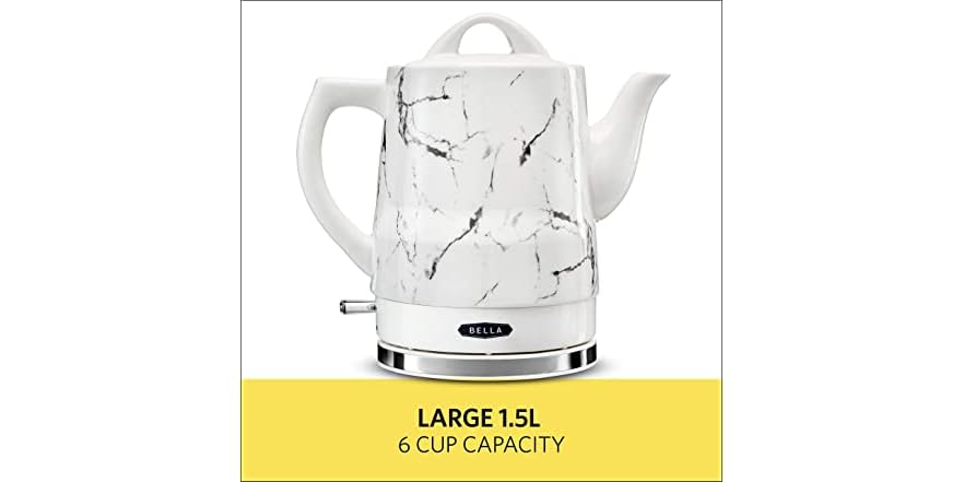 BELLA Electric Ceramic Tea Kettle