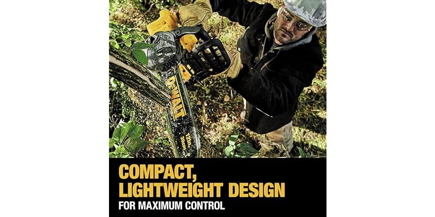 DEWALT DCCS620P1 20V MAX 12in. Chainsaw Kit