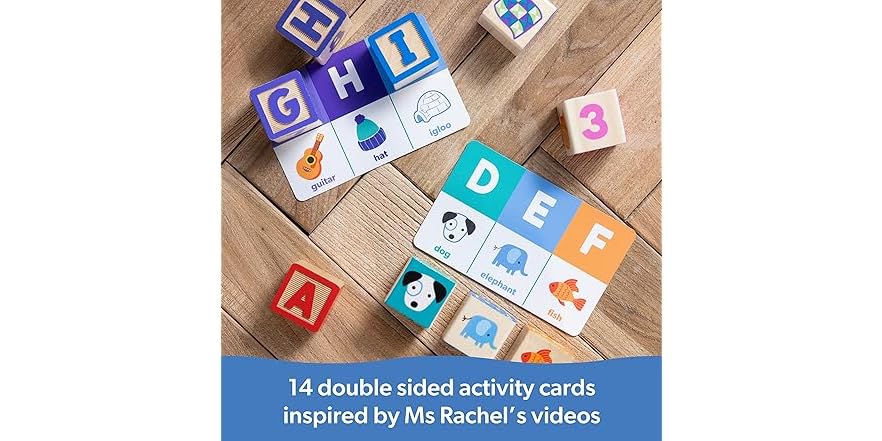 Ms. Rachel Melissa & Doug Learning Blocks