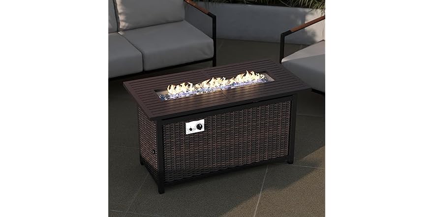 Taylor & Logan 45" 50,000 BTU Propane Gas Fire Pit Table