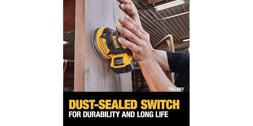 DEWALT DCW210B 20V MAX Orbital Sander (Tool Only)