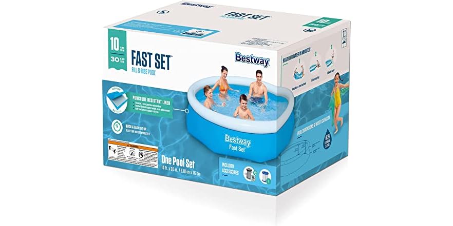 Bestway Fast Set Above Ground Pool Set