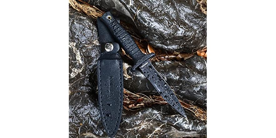SWISS+TECH Fixed Blade 9-In Survival Knife