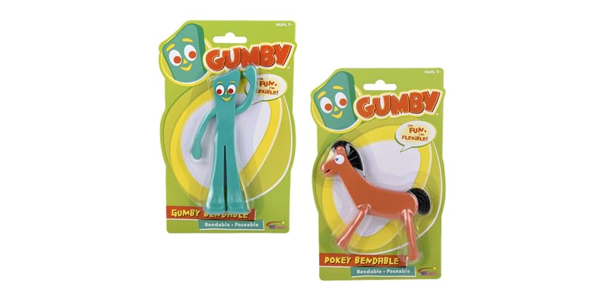 NJ Croce Bendable Gumby & Pokey
