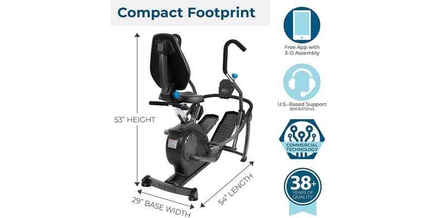 Teeter LT3 FreeStep Recumbent Elliptical