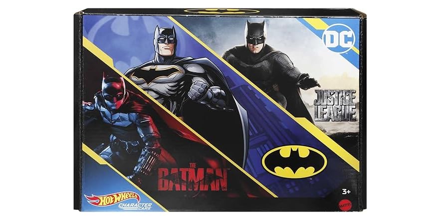 Hot Wheels Batman Character Cars 6-Pack