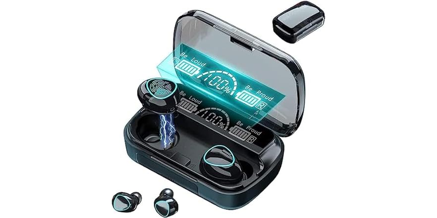 NIUTA Bluetooth Wireless Earbuds, 136Hr Playtime & IPX7 Waterproof