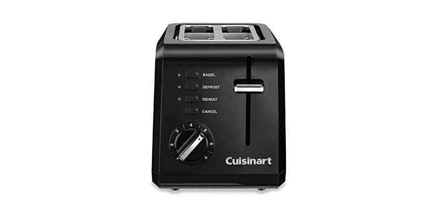 Cuisinart Compact 2-Slice Toaster - CPT-122 - Black (Renewed) (Open Box)