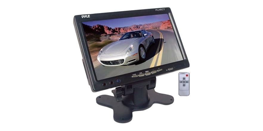 7" Widescreen TFT/LCD Monitor w/ Shroud