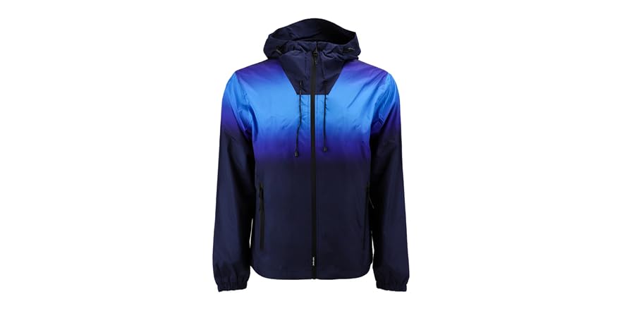 Men's Ombre Lightweight Hooded Jacket