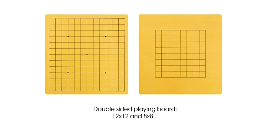 Beginner's Reversible Go Board Game Set