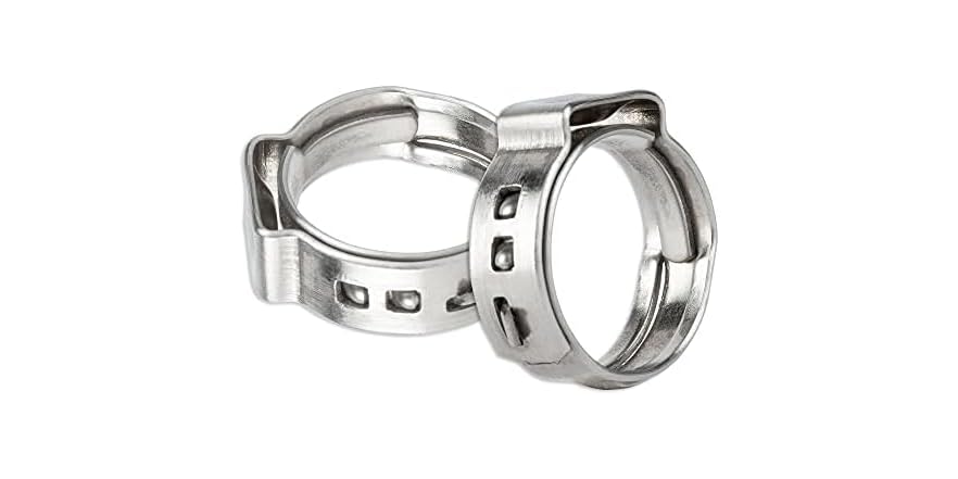 3/8" PEX Cinch Clamp Rings 100 Pack