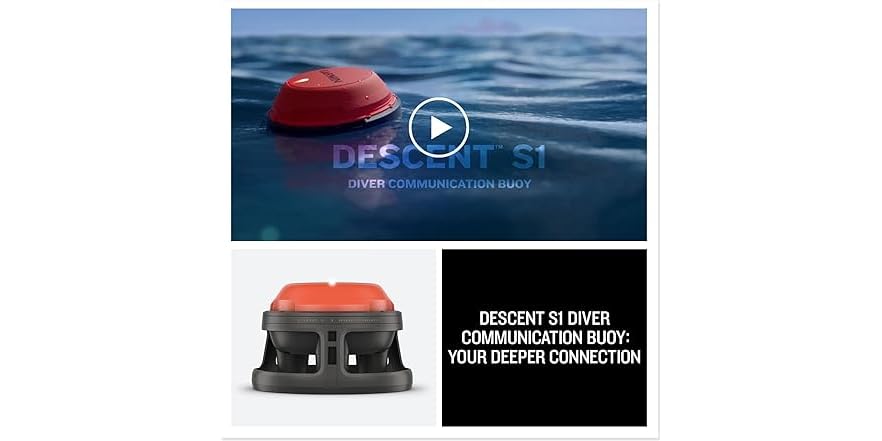(NEW) Garmin Descent S1 Diver Communication Buoy