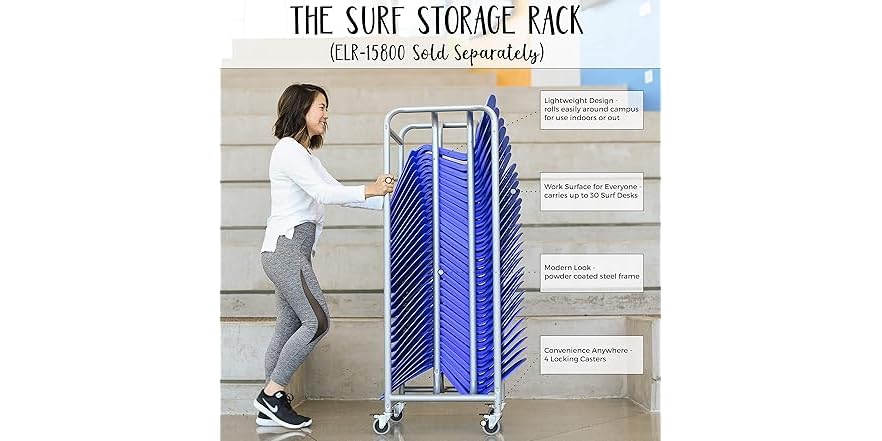 ECR4Kids The Surf Portable Lap Desk