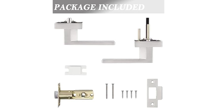 Square Lever Door Lock Handle Lockset