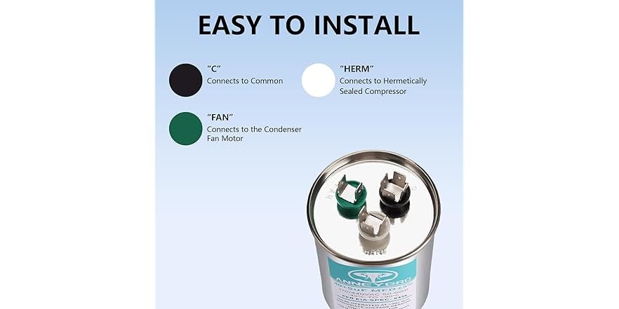 AC Capacitor for HVAC Systems