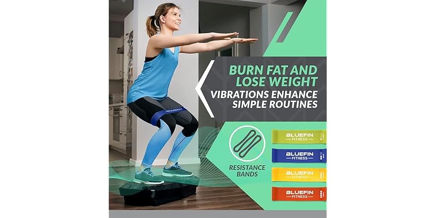 Bluefin Fitness Dual 3D Vibration Platform