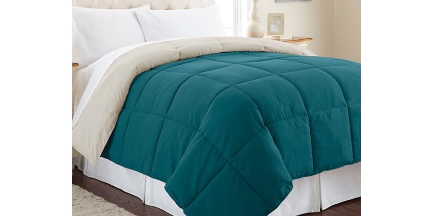 Down Alternative Reversible Comforter-3 Sizes