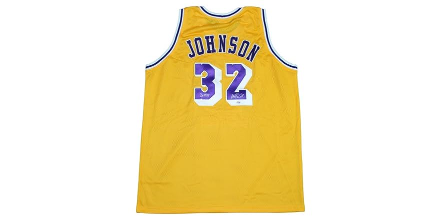 Magic Johnson Signed Jersey