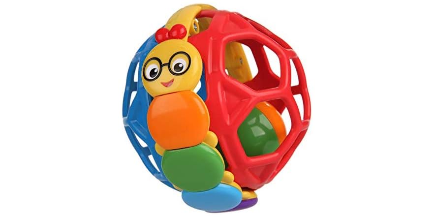 Bendy Ball Rattle Toy (Color may vary)