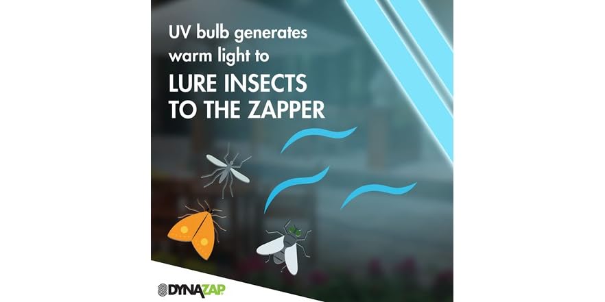DynaTrap DynaZap Outdoor Electronic Bug Zapper