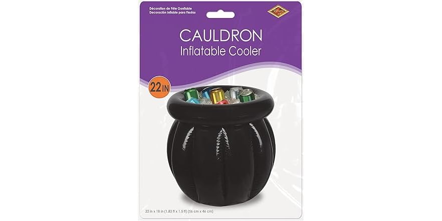 Beistle 18" x 22" Inflatable Cauldron Cooler