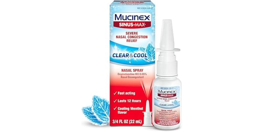Mucinex Sinus-Max Nasal Spray Decongestant