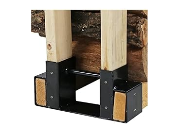 Sunnydaze Adjustable Steel Log Rack Brackets