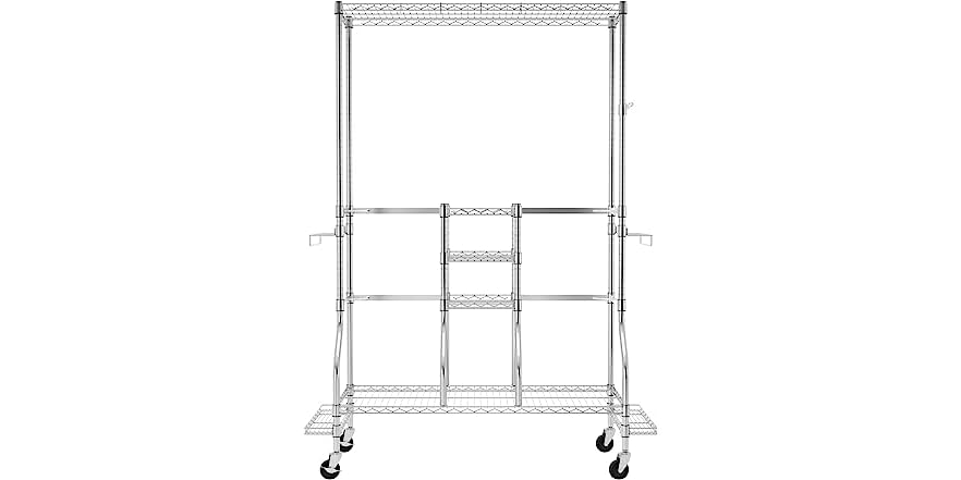 SafeRacks Golf Equipment Organizer Rack Hammertone