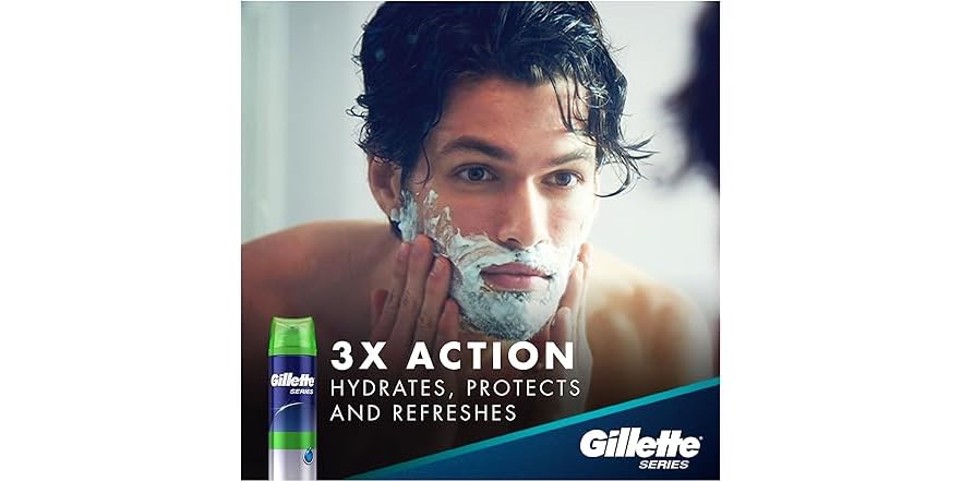 Gillette Shaving Gel Sensitive Skin 7 Oz
